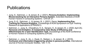 Persona Analytics: Progress Report and Road Ahead | PDF