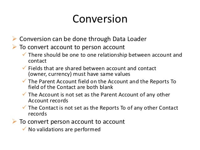 Salesforce Person Accounts Overview