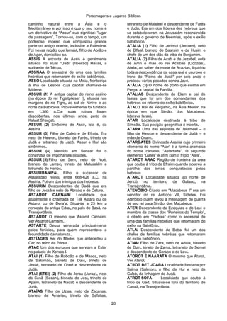 Personagens Bíblicos de A-Z | PDF