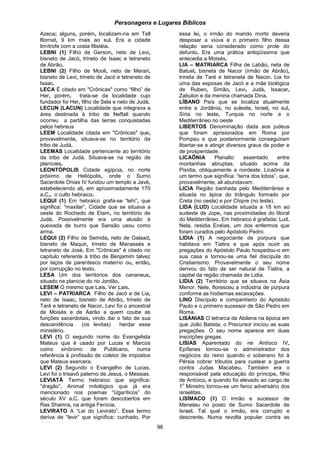Personagens Bíblicos de A-Z | PDF