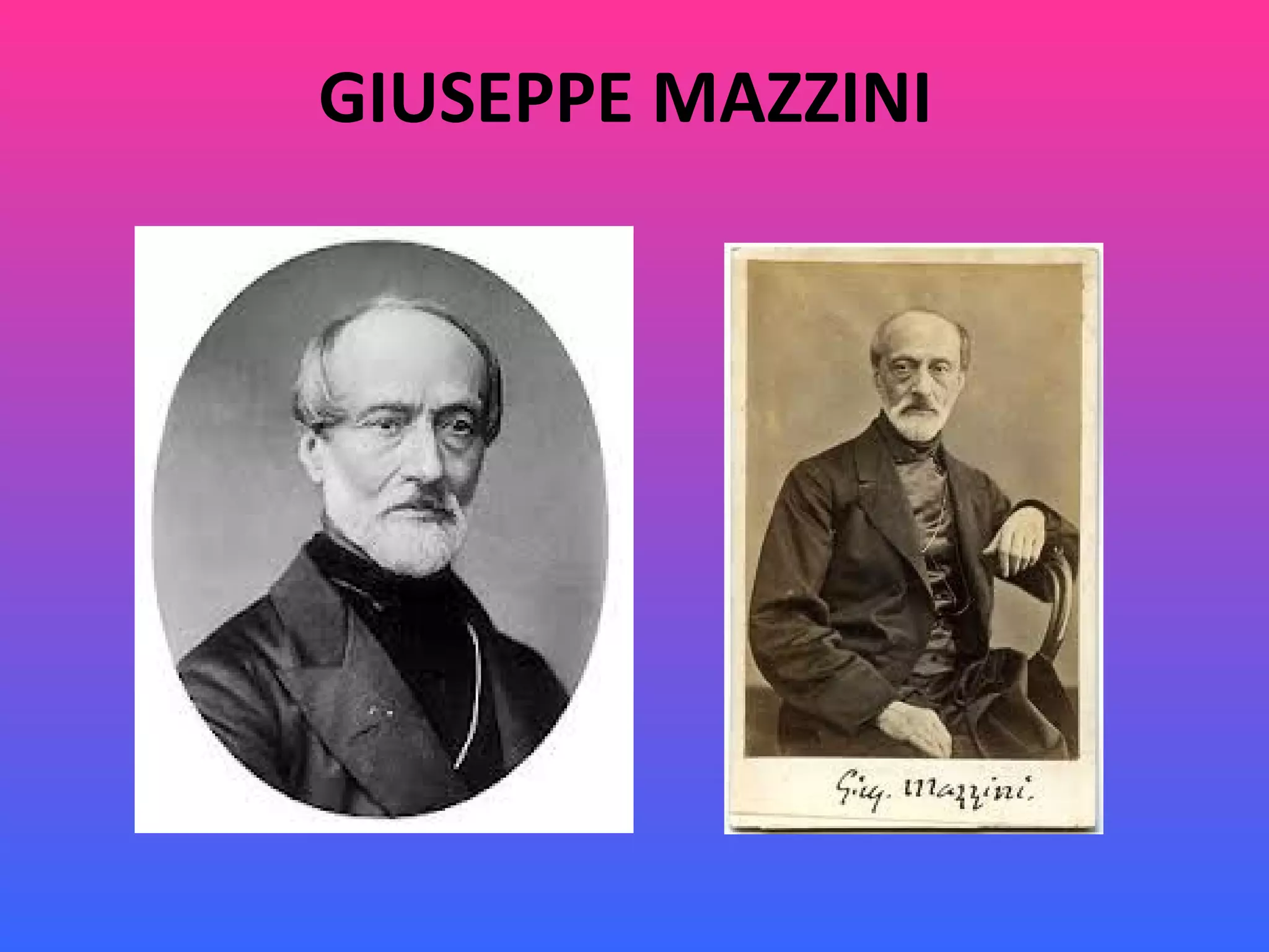 Personaggi del Risorgimento italiano | PPT