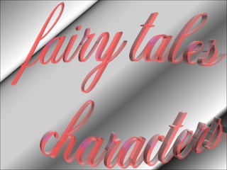 Personajes de disney 3º ciclo | PPT