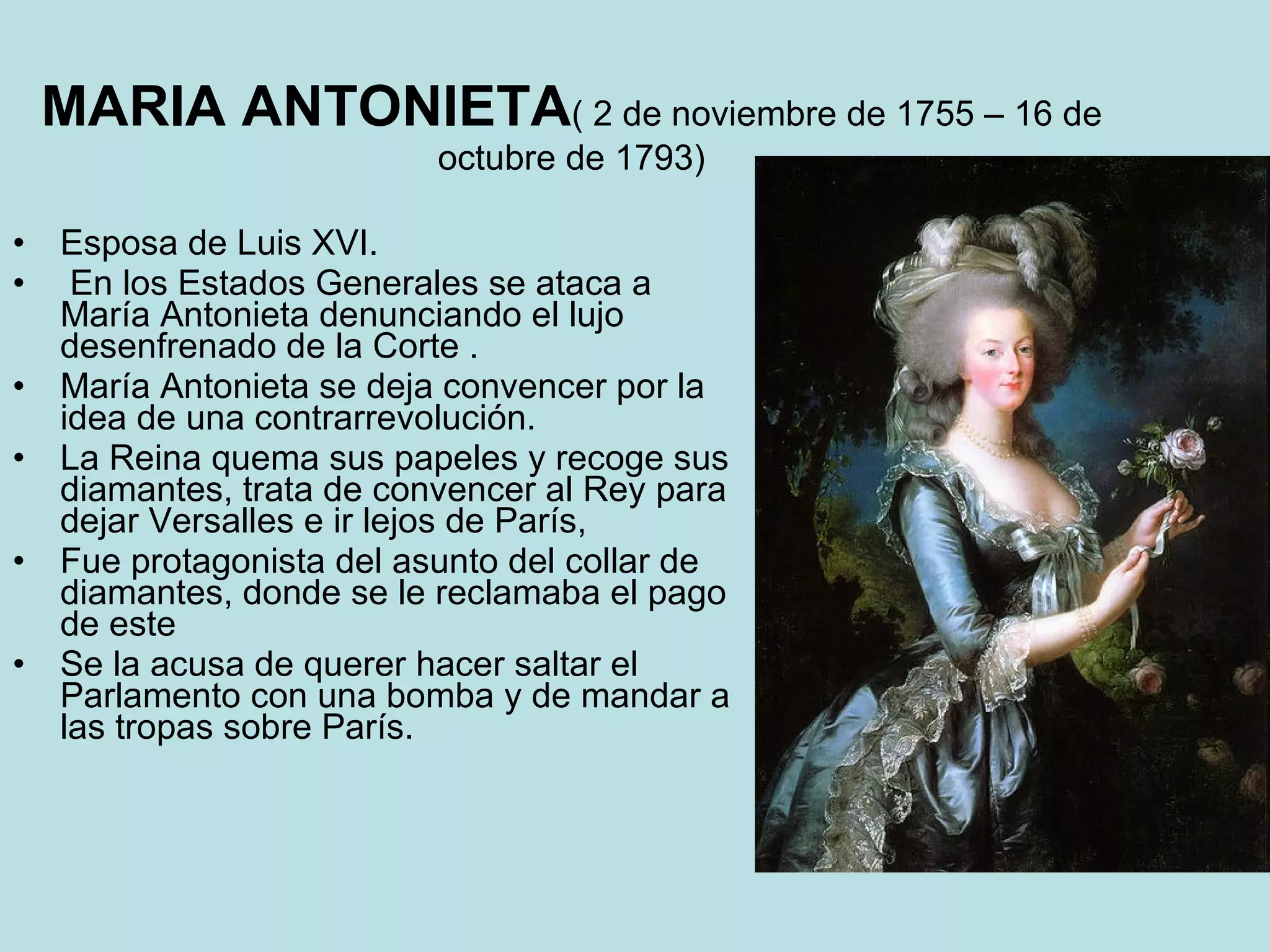 Personajes de la revolución francesa | PPT | Descarga Gratuita