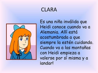 Personajes de la serie heidi | PPT
