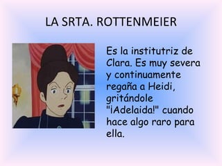 Personajes de la serie heidi | PPT