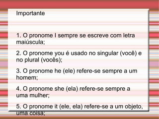 Personal Pronouns & Verb to be | PPT