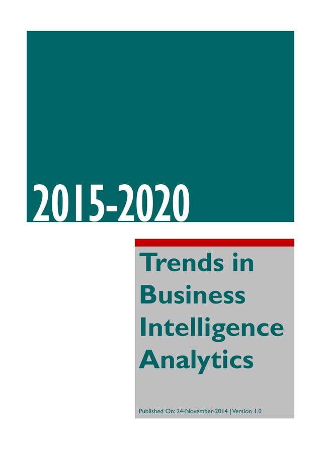 Personal 2014-white paper-business intelligence analytics trends | PDF