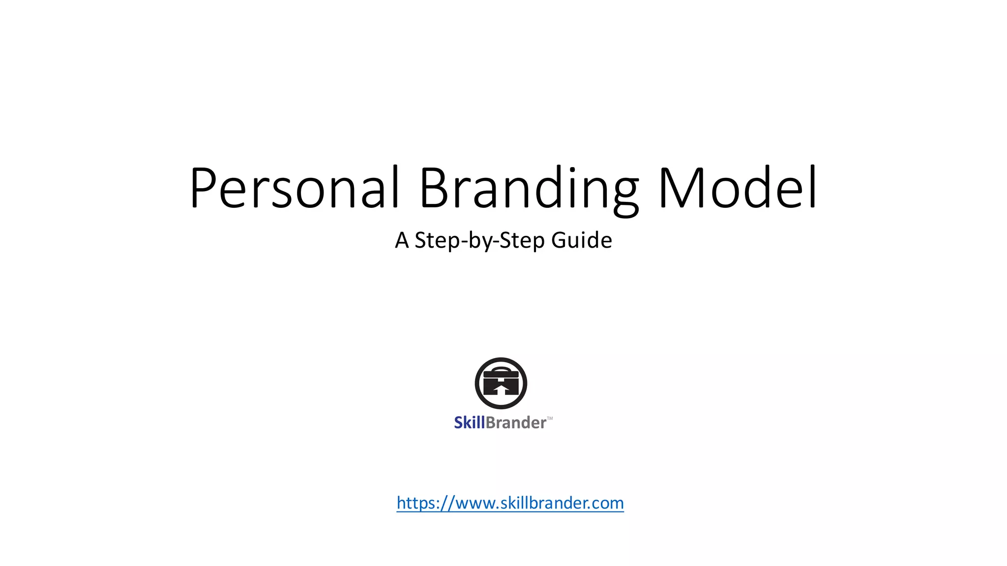 Personal Brand Model | PDF