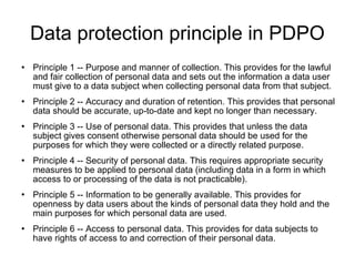 Personal data protection and information security | PPT | Internet ...