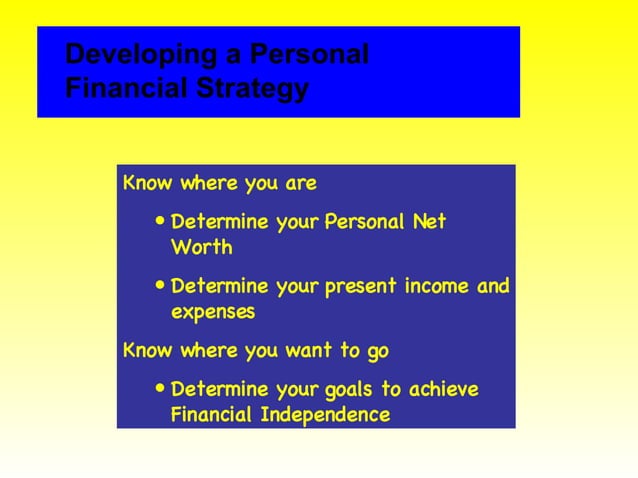 Personal Financial Management | PPT