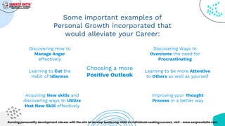Personal Growth for Successful Career | PPTX