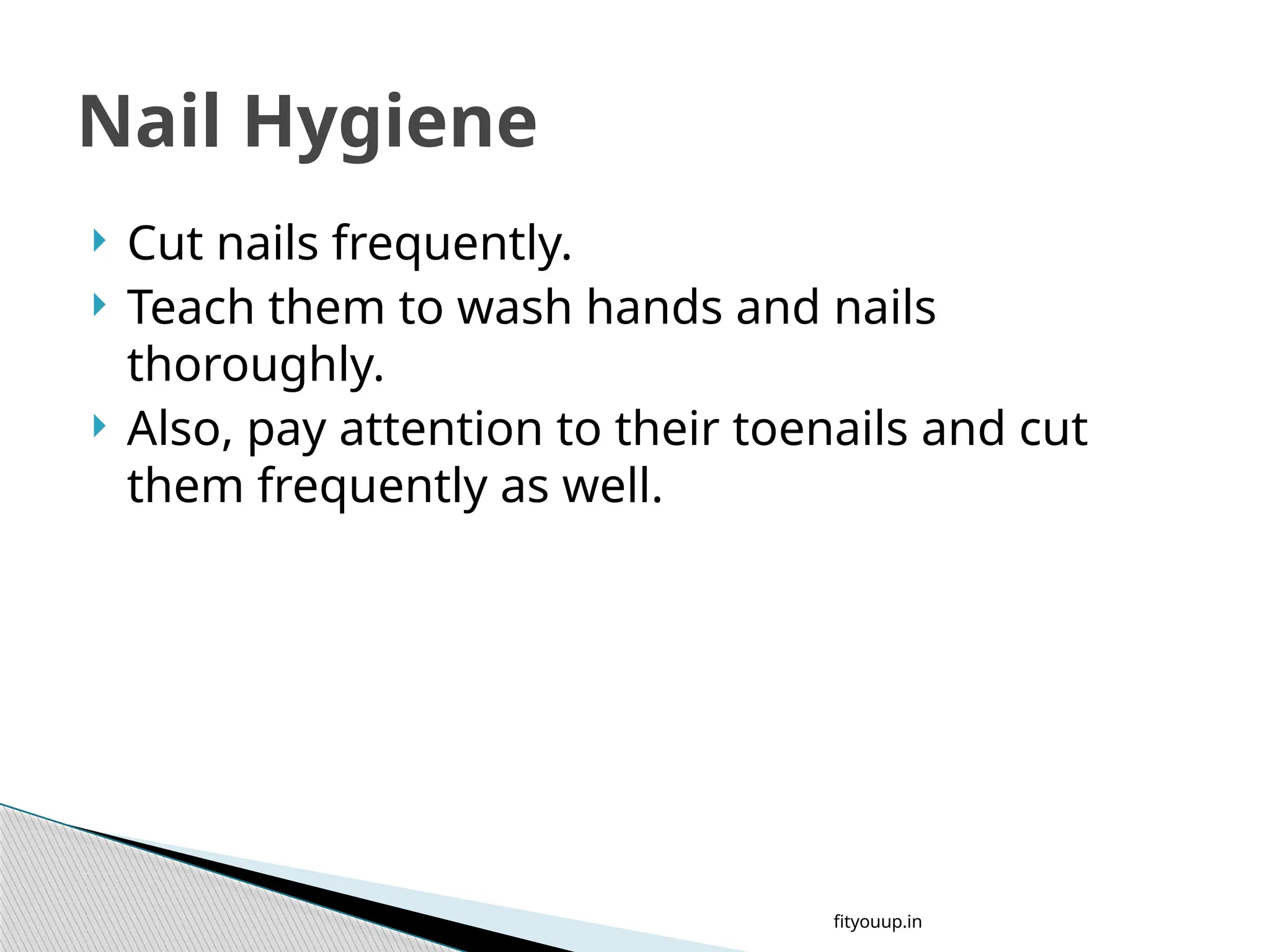 Personal hygiene for kids and children and infants | PPTX