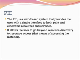 Personal Information Environment | PPT