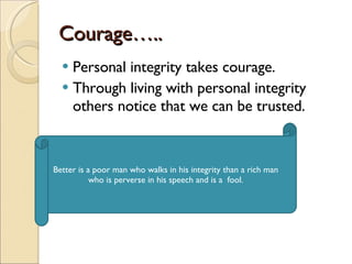 Personal Integrity | PPT