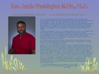 Personal Leadership by Rev. Dr. Jamie Washington | PPT
