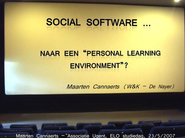 Personal Learning Environments? | PPT