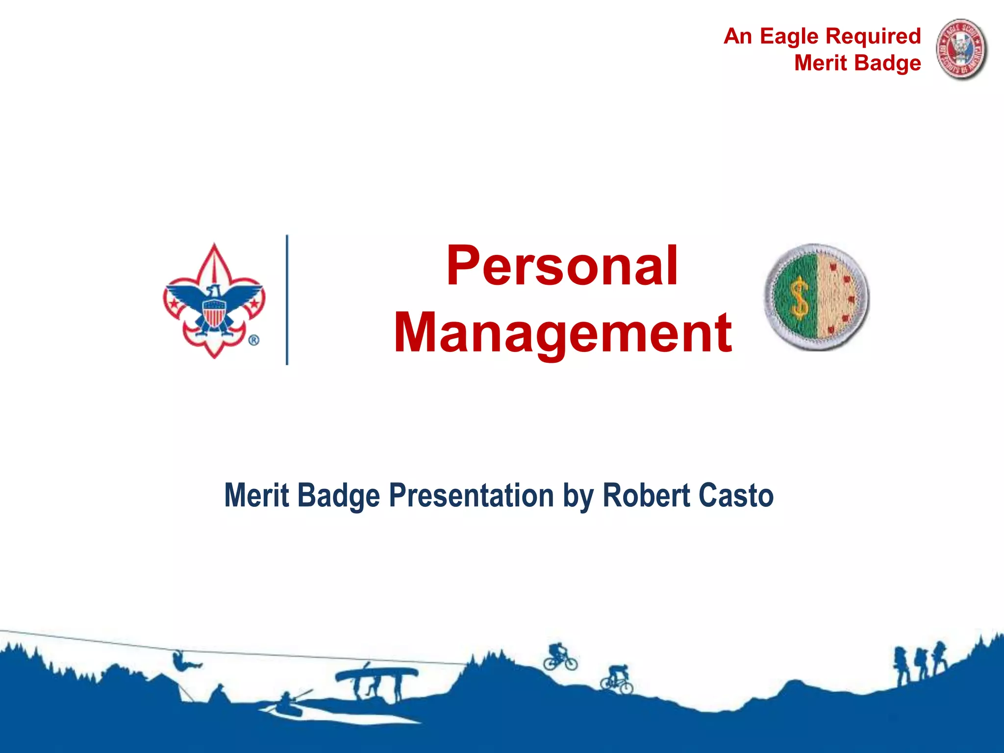 Personal Management Merit Badge Presentation | PPTX