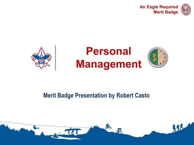Personal Management Merit Badge Presentation | PPTX | Financial ...