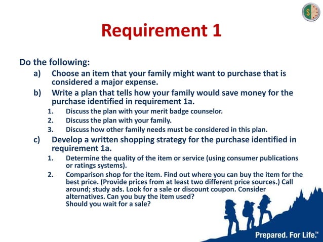 Personal Management Merit Badge Presentation | PPTX | Financial ...