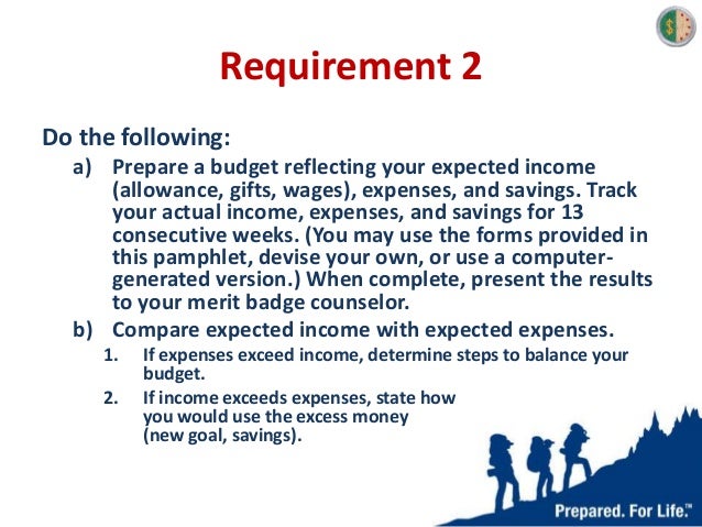 Personal Management Merit Badge Pamphlet Download - pdfgen