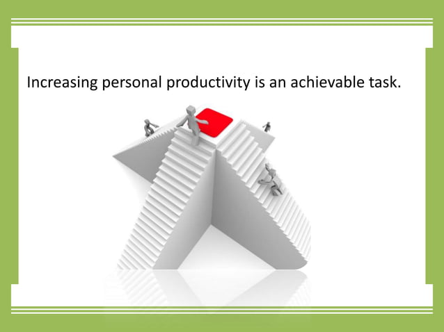 Ways To Improve Personal Productivity | PPTX