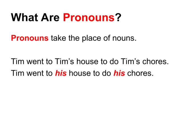 personal-pronouns-lesson in English Grammar | PPT
