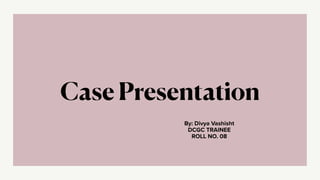 case study - Psychology | PDF