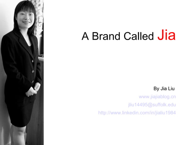 Personal Statement Of Jia Liu-Updated PPT Resume | PPT