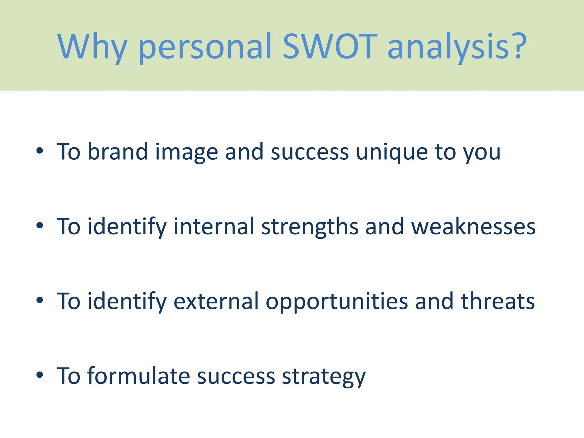 Personal-SWOT-analysis.pdf English Language | PPT