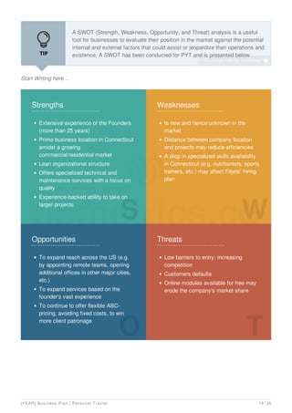 Personal trainer business plan | PDF