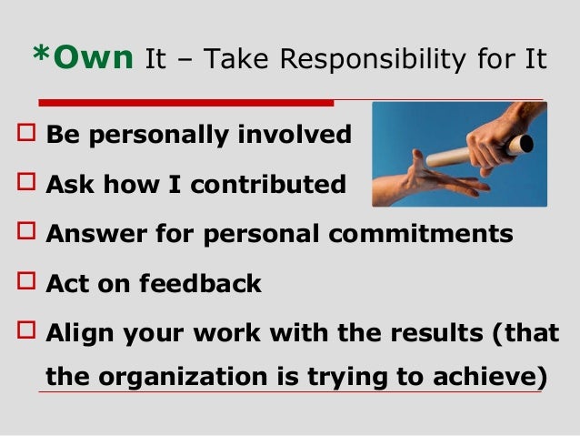 Personal Accountability Plan Examples