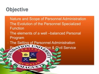 Personal Administration | PPTX