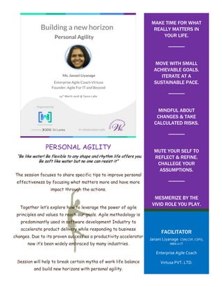 Personal Agility | PDF