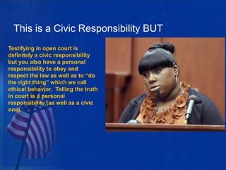 Personal and civic responsibilities | PPTX