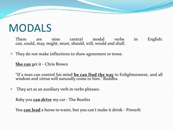 Personal and logical meanings of modals