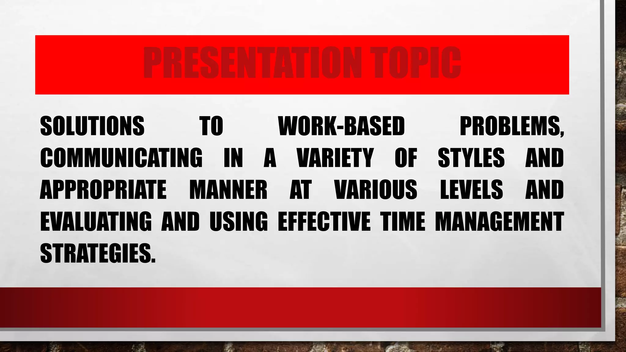 Personal and professional development | PPTX