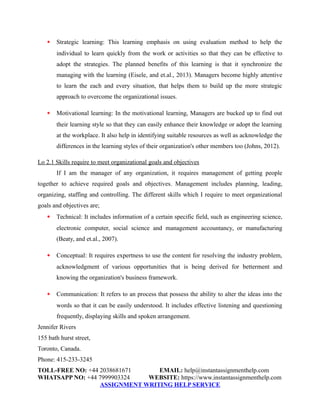 Personal and Professional Development Sample Assignment | PDF