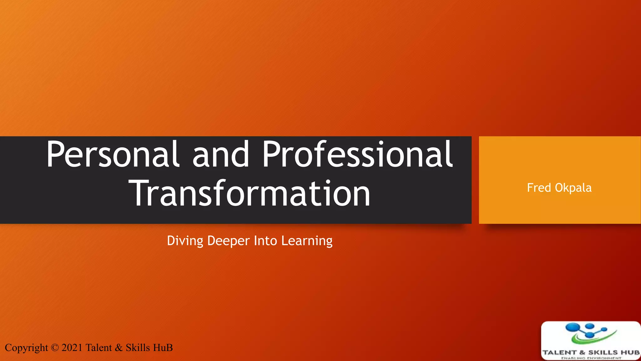 Personal and Professional Transformation | PPTX