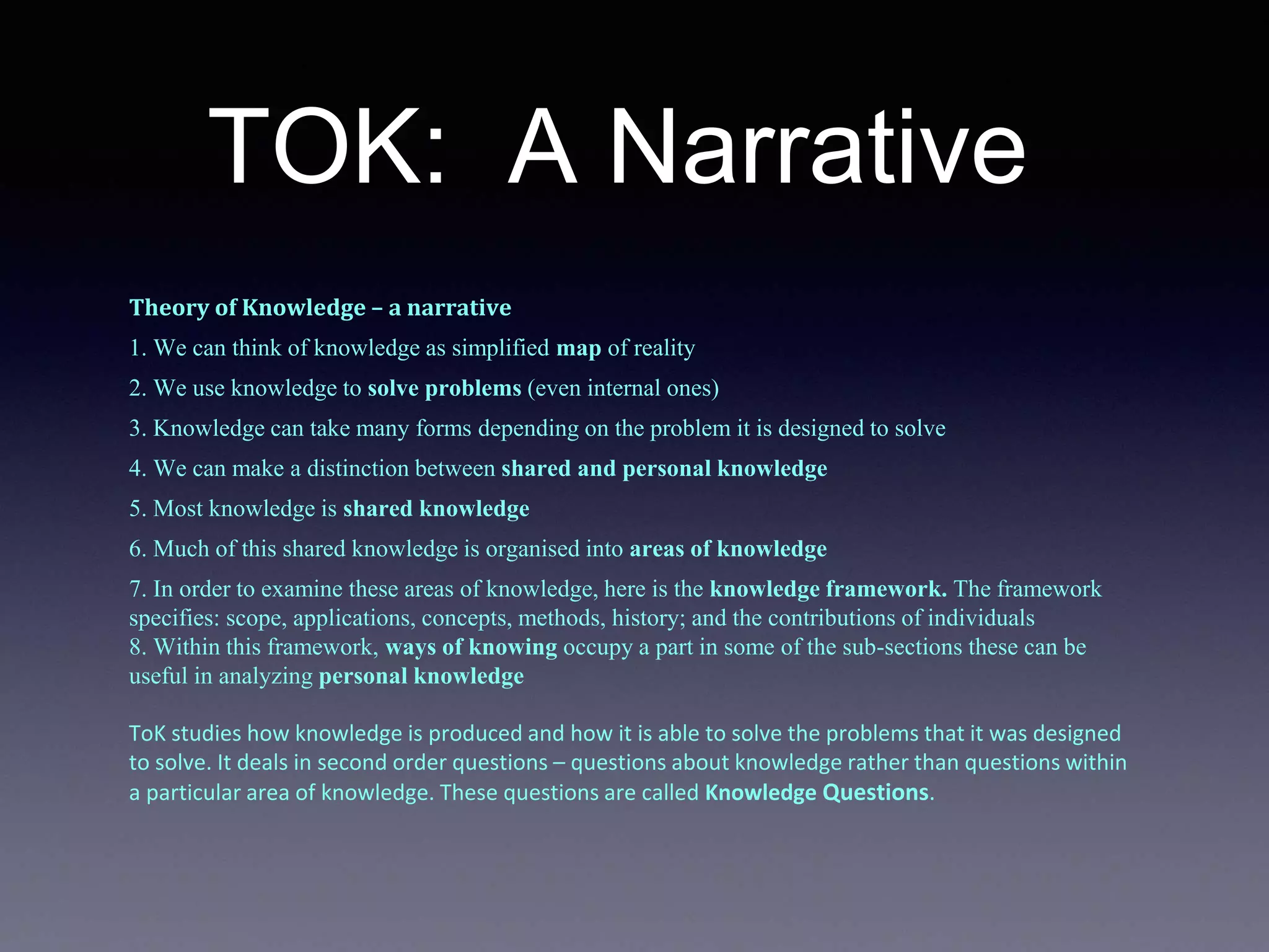 Personal and shared knowledge | PPTX