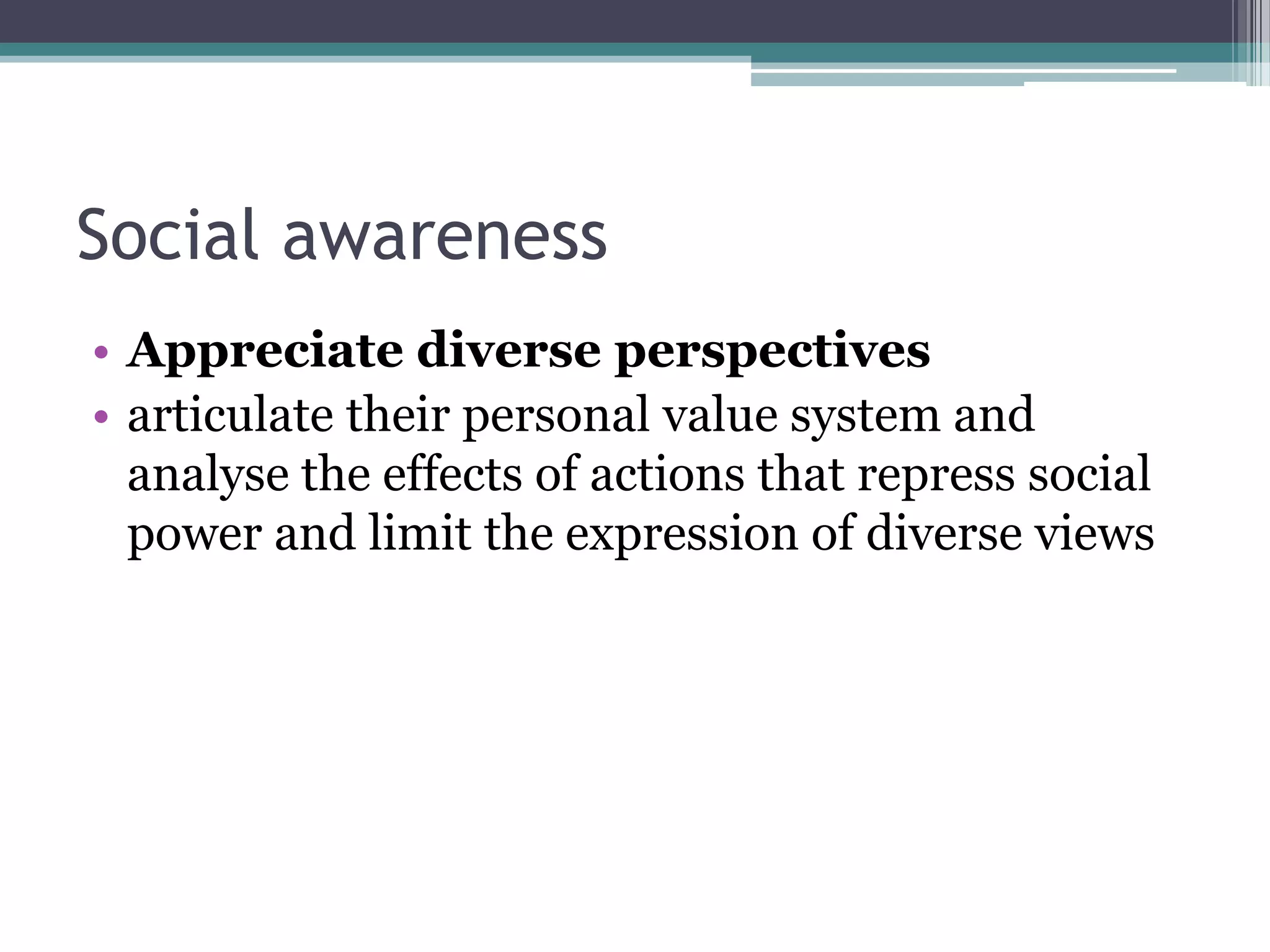 Personal and social capability year10 | PPTX | Educational Assessment ...