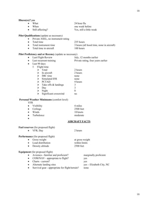 Personal and Weather Risk Assessment Guide v1.0 | PDF