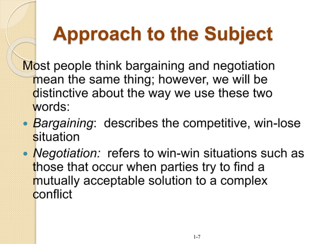 Personal approaches to conflict management | PPT