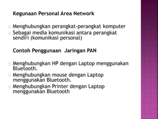 PAN (Personal Area Network) | PPT