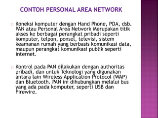 PAN (Personal Area Network) | PPT