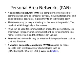 Personal Area Network