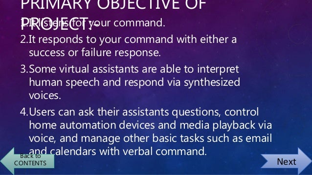 Personal assistant using python | PPT