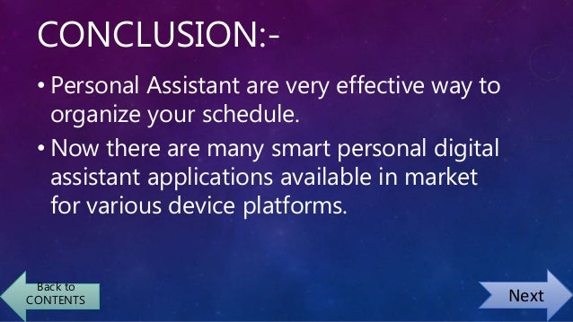 Personal assistant using python | PPT
