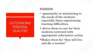 Personal Attributes Of A Professional Teacher | PPTX