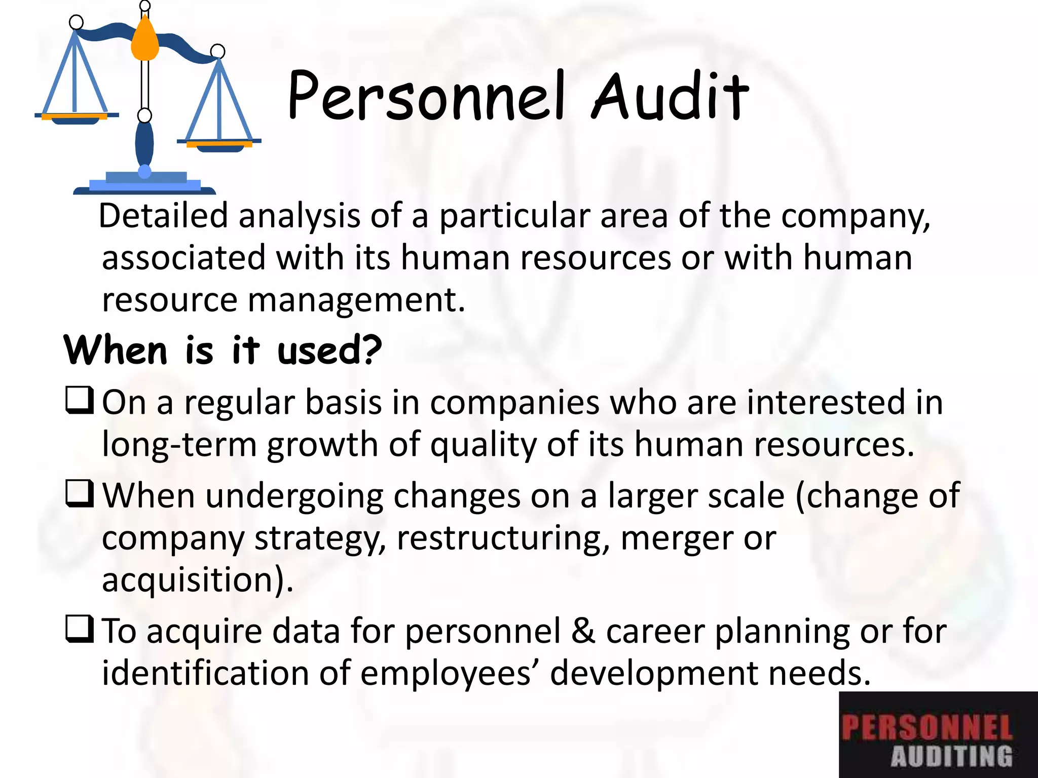 Personal Audit | PPT