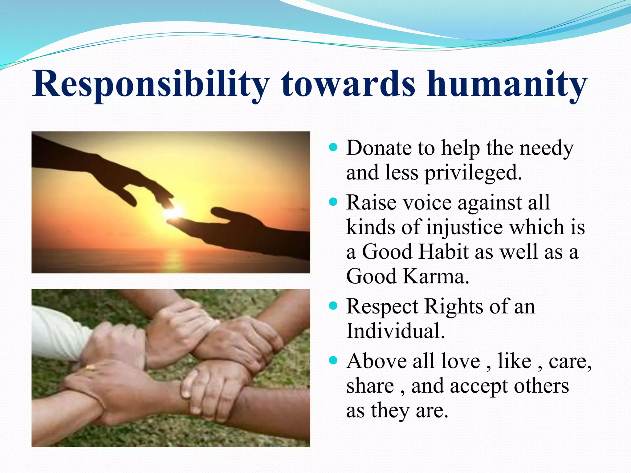 Personal awareness & Types of responsibility | PPTX